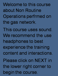 Non Routine Operations Procedure